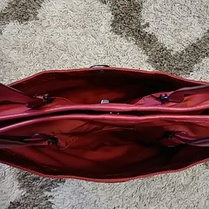 Coach | Bags | Authentic Red Coach Nylon Large Tote 5793 | Poshmark